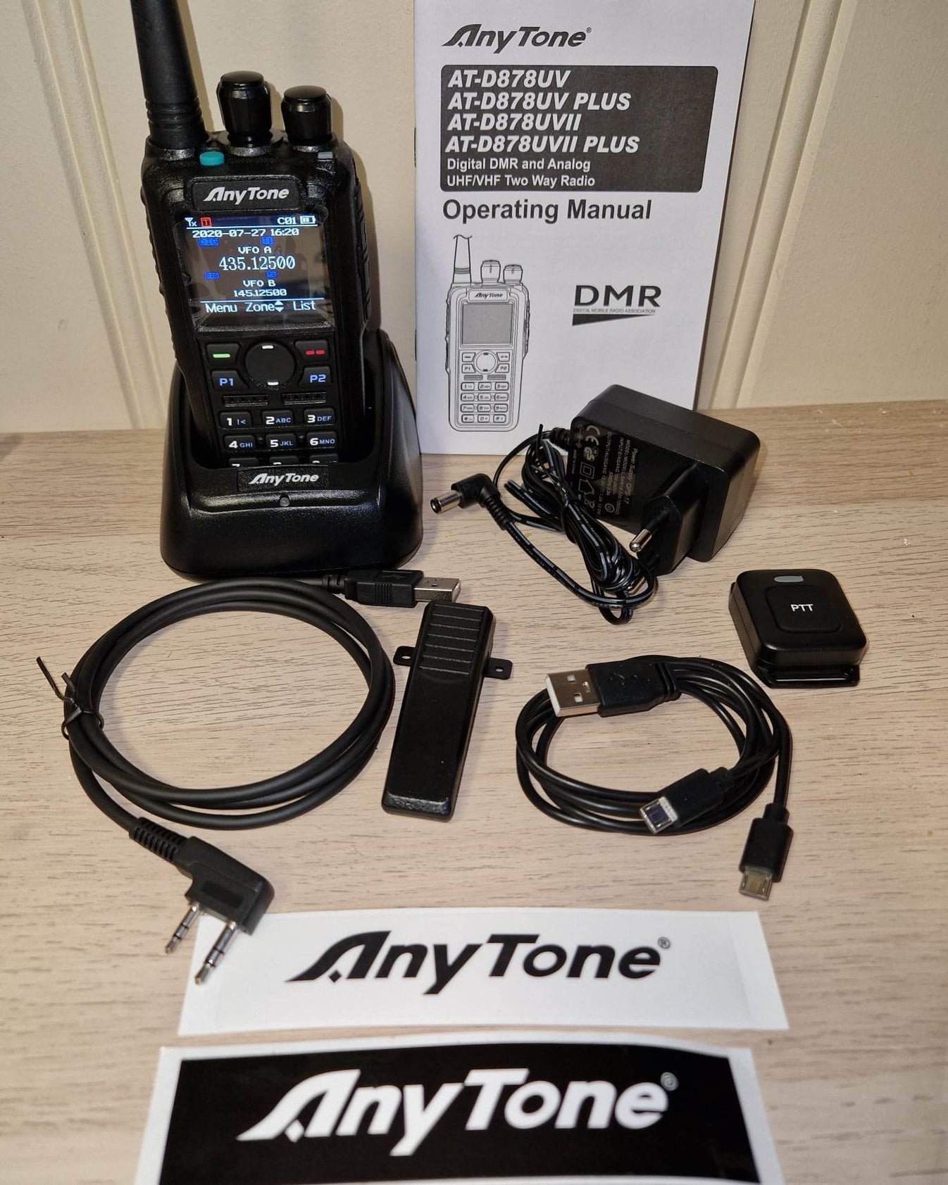 Anytone D878UV II PLUS m/Bluetooth, GPS og APRS – SpTrucking